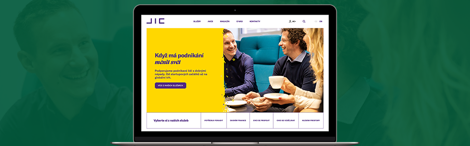 JIC.cz: nový web nabitý inovacemi | PUXdesign